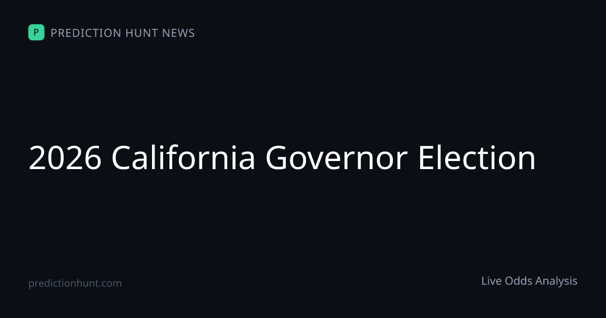 2026 California Governor Election Odds — Matt Mahan 1¢